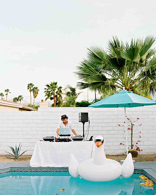 Piscinas Decoradas para Casamento: Decoração de Pool Party