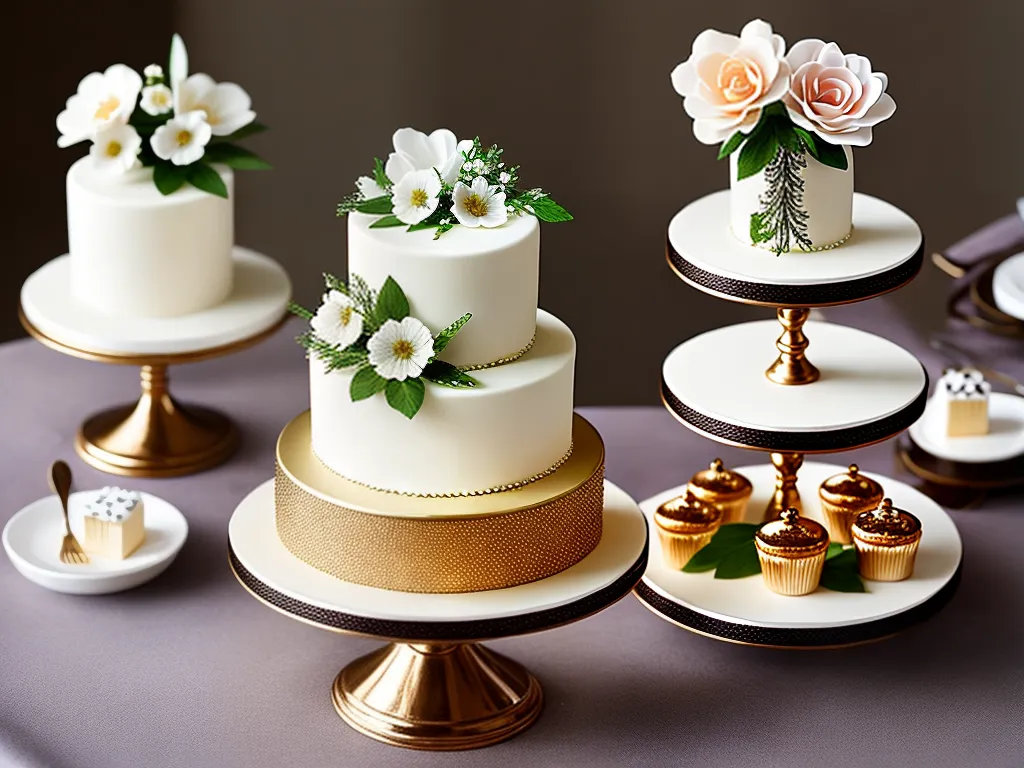 Mini Bolos de Casamento: Delicadeza em Porções