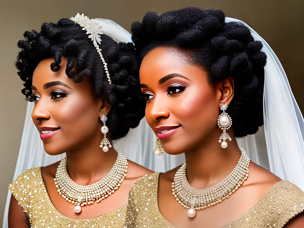 Brilho Afro: Acessórios para Noivas com Mechas