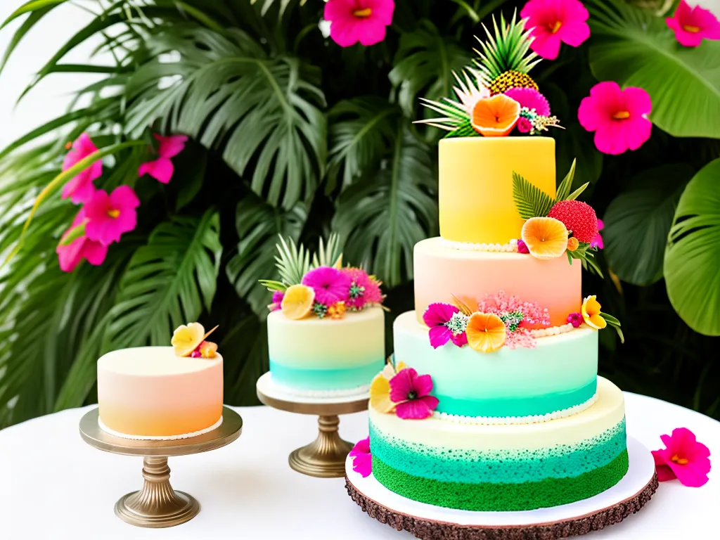 Bolos Tropicais para Casamentos Inesquecíveis