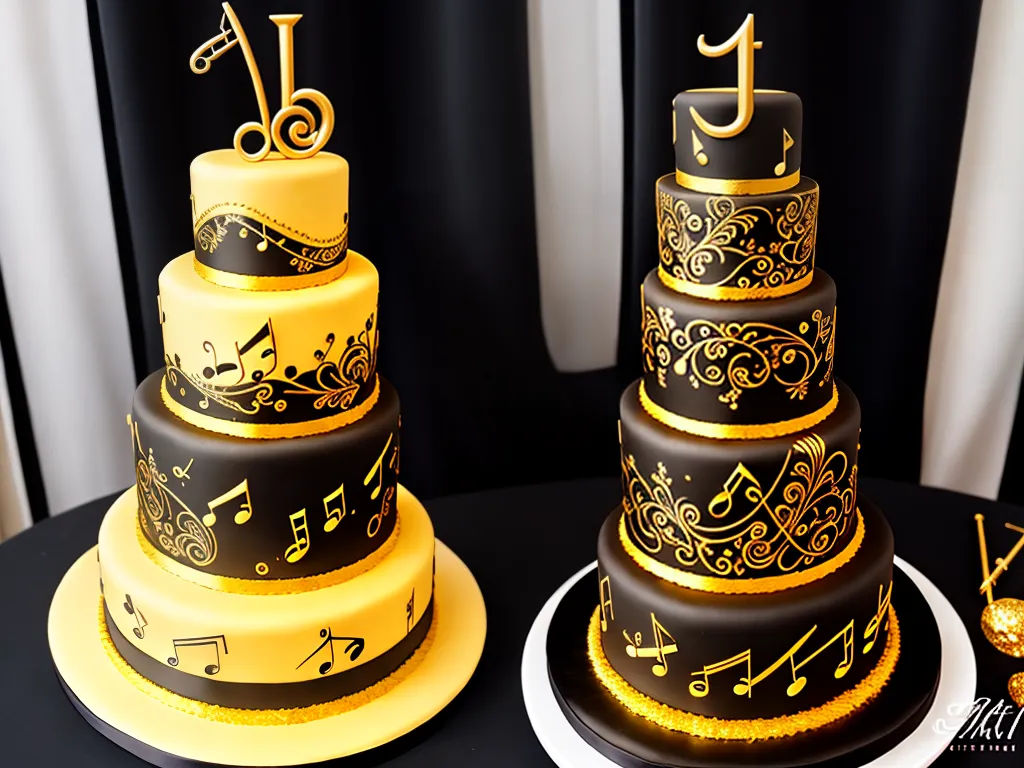 Jazz Wedding Cakes: Inspiration from the Universe