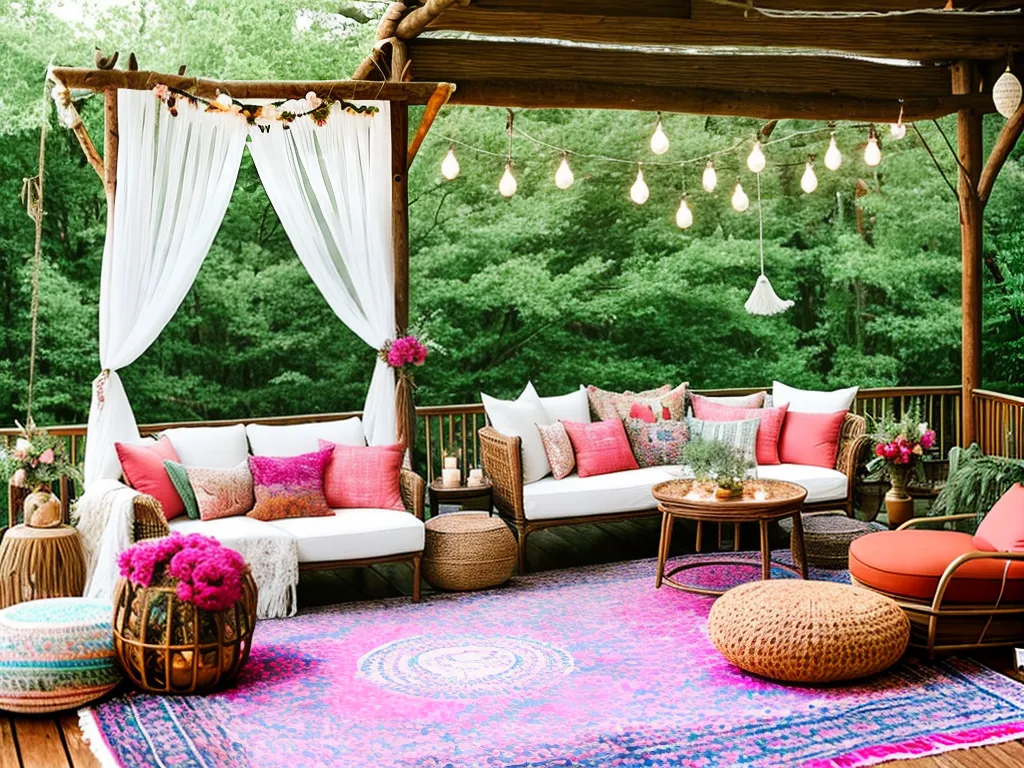 Boho Chic: Chá de Cozinha Romântico e Relaxante