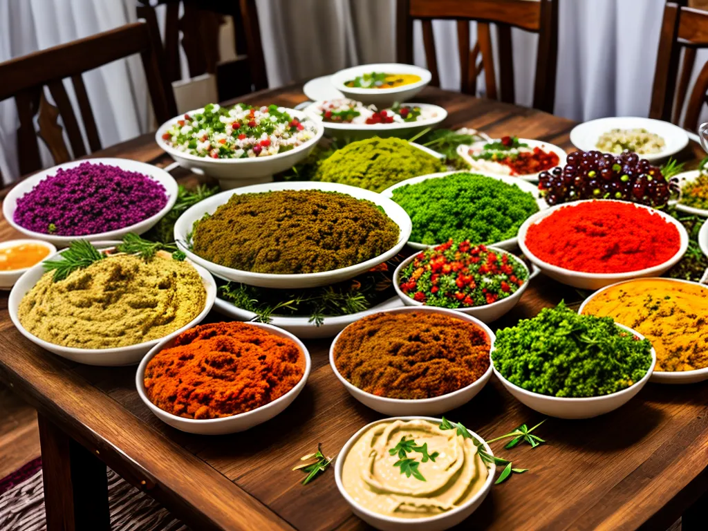 Delícias Vegetarianas Árabes para Casamentos
