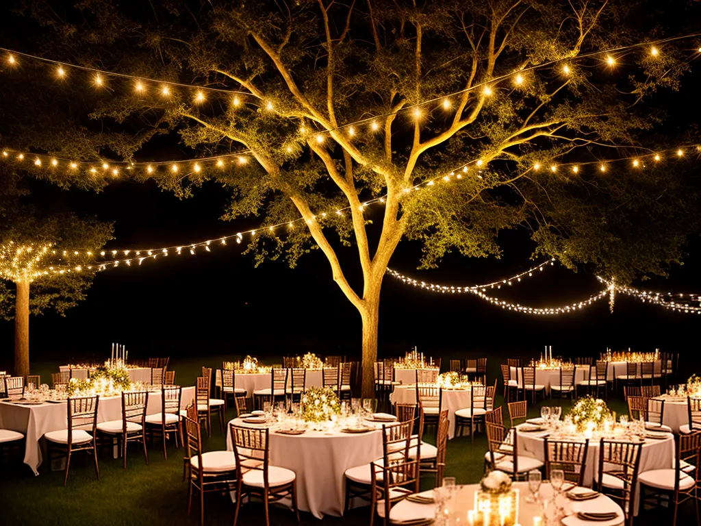 Encante seu casamento com luzes de fada