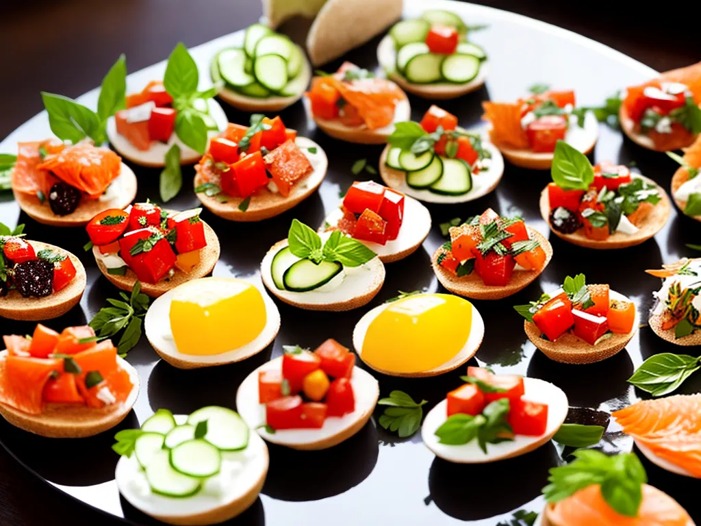 Deliciosas Entradas Frias para Casamentos