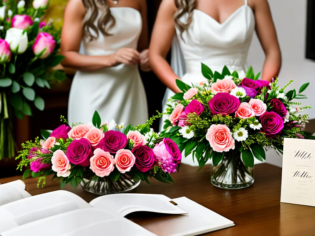 Selecionando Flores Perfeitas para o Noivado