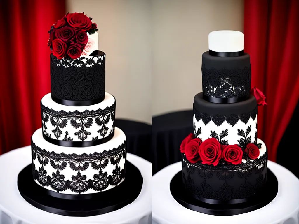 Bolos Góticos para Casamentos Memoráveis