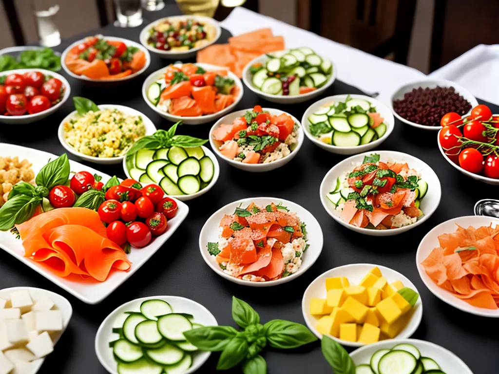 Deliciosas Entradas Frias para Casamentos